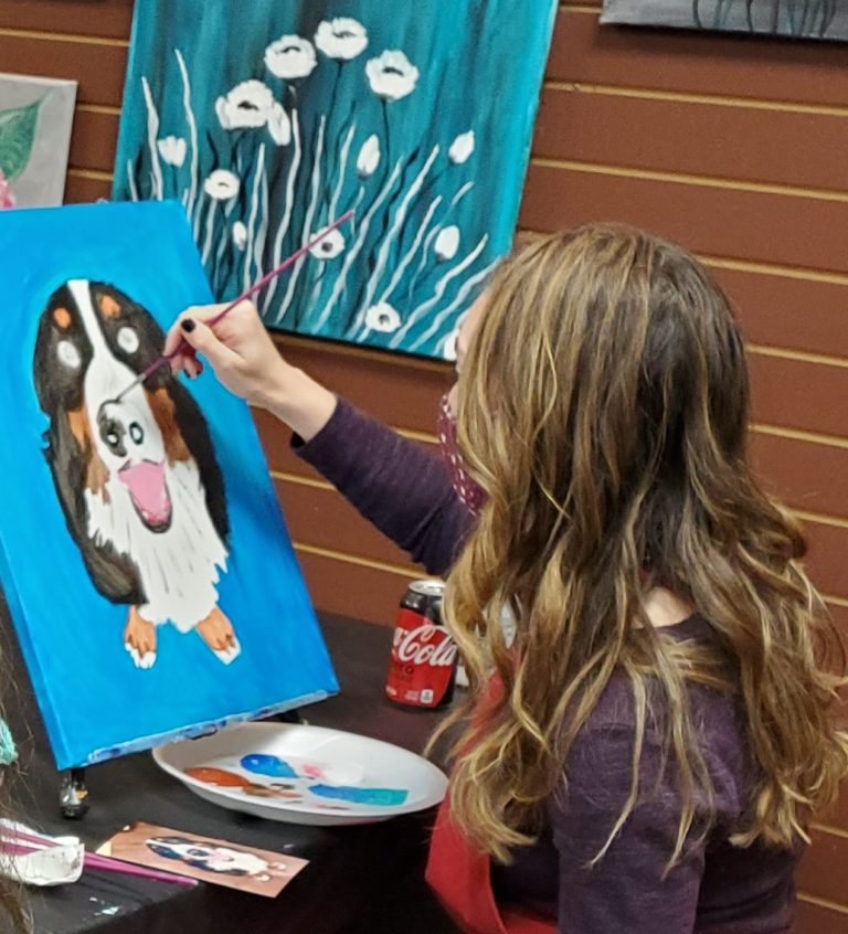 January Paint Your Pet | Sip And Paint Class